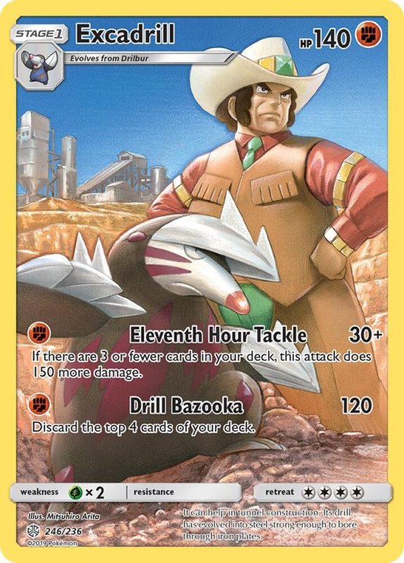 Buy the Excadrill 246/236 (Secret) - Pokemon Cosmic Eclipse online at ...