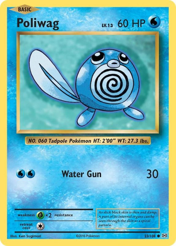 Buy the Poliwag 23/108 - Pokemon XY Evolutions online at Geek Zone ...